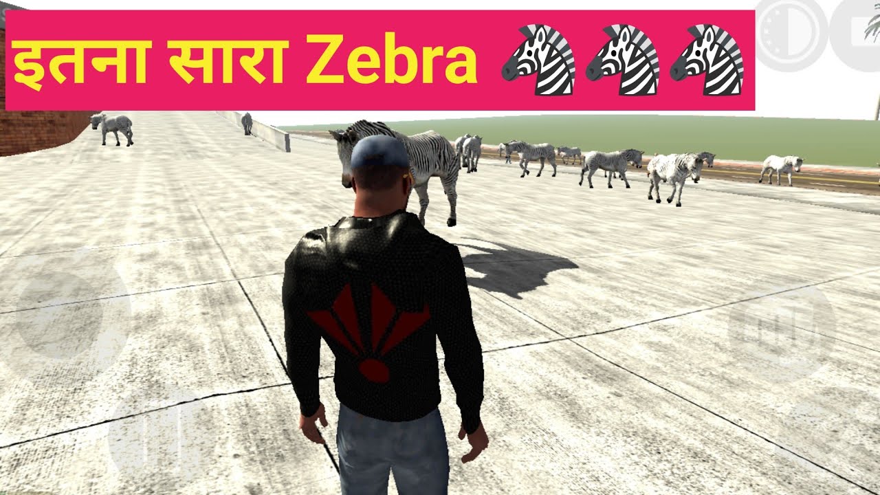 Zebra Gaming Video| Animal Gaming Video| Indian Bike Driving 3d Ka ...