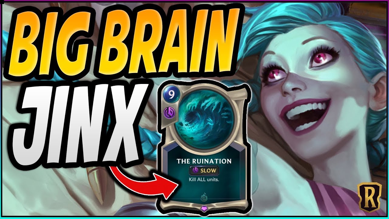 JINX 200IQ PLAY CLUTCHES AN EPIC ENDING! 🚀 - LOR Legends of Runeterra ...