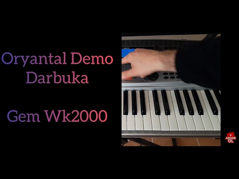 Gem wk2000 - Süper darbuka oryantal show - demo