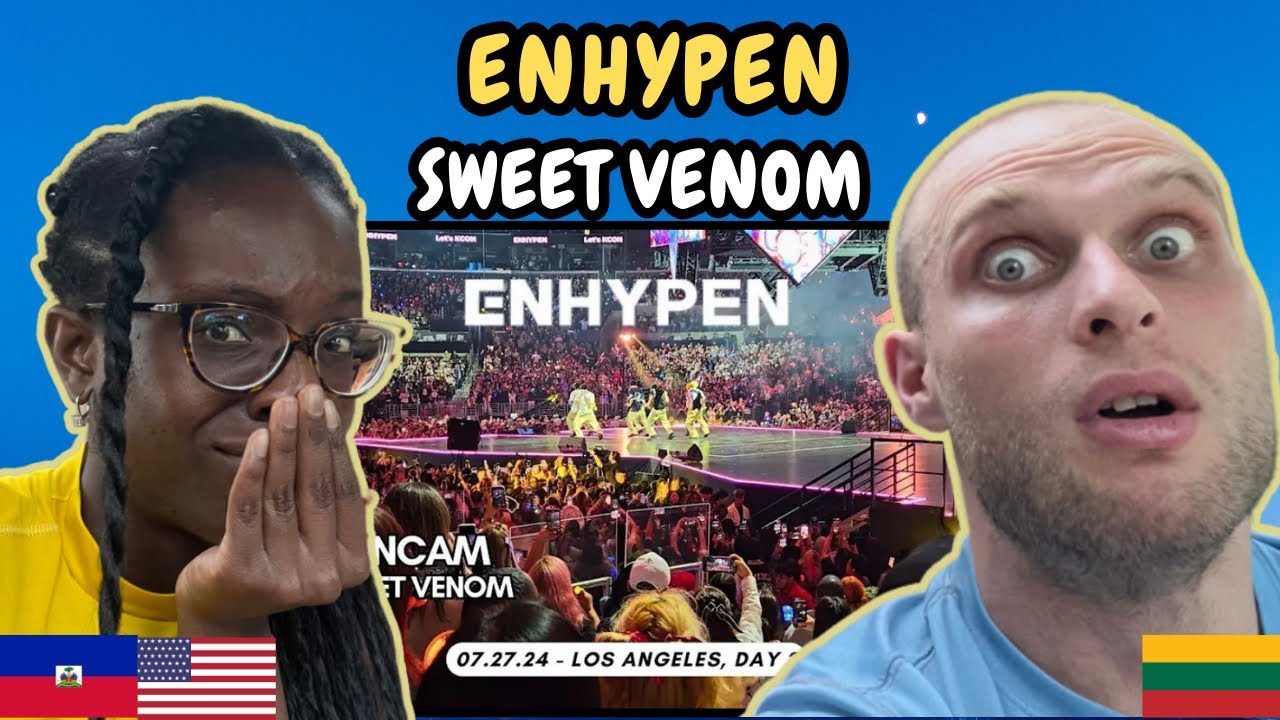 REACTION TO ENHYPEN (엔하이픈) - Sweet Venom (Live Performance at KCON LA ...