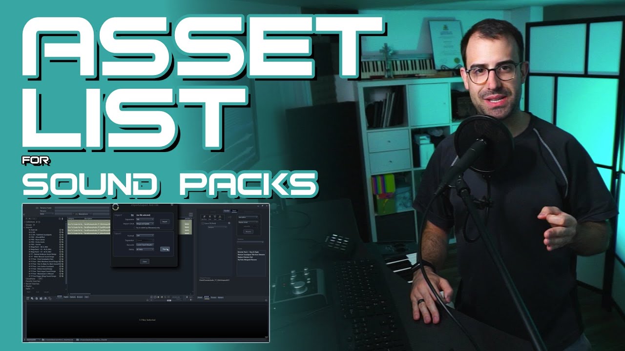 How To Make A Sound Pack Asset List - YouTube