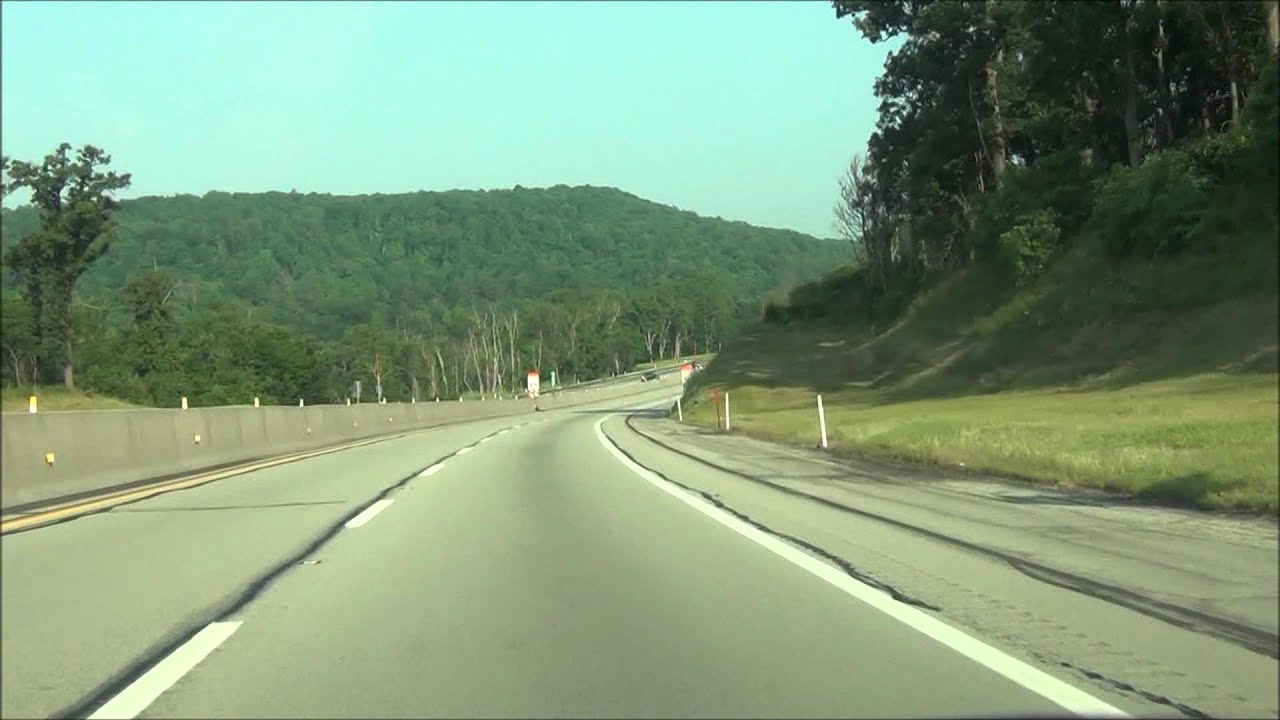 Pennsylvania - Interstate 76 West (PA Turnpike) - Mile Marker 110-100 ...