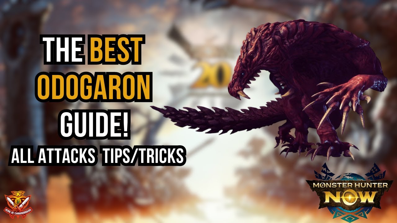 The BEST ODOGARON GUIDE! All Attacks, Tips and Tricks! l Monster Hunter ...