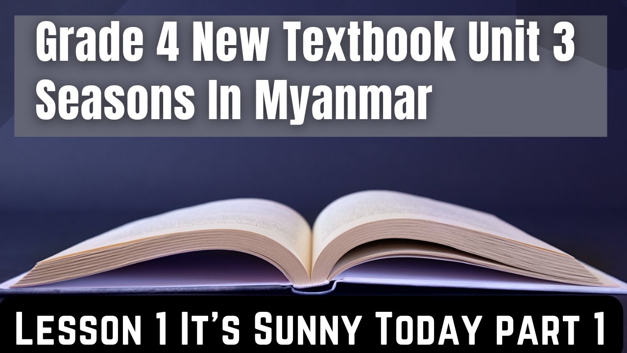 Myanmar Grade 4 Textbook Pdf