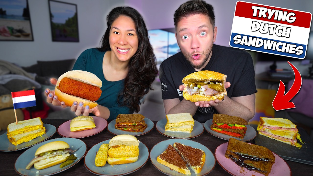 We Tried Traditional & Weird DUTCH SANDWICHES… They’re Actually Good ...