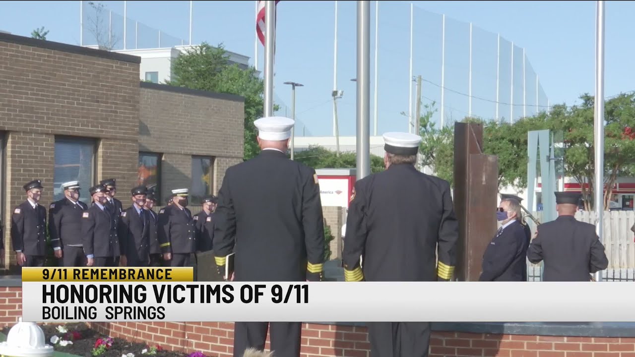 Boiling Springs Fire District honors victims of 9/11 - YouTube