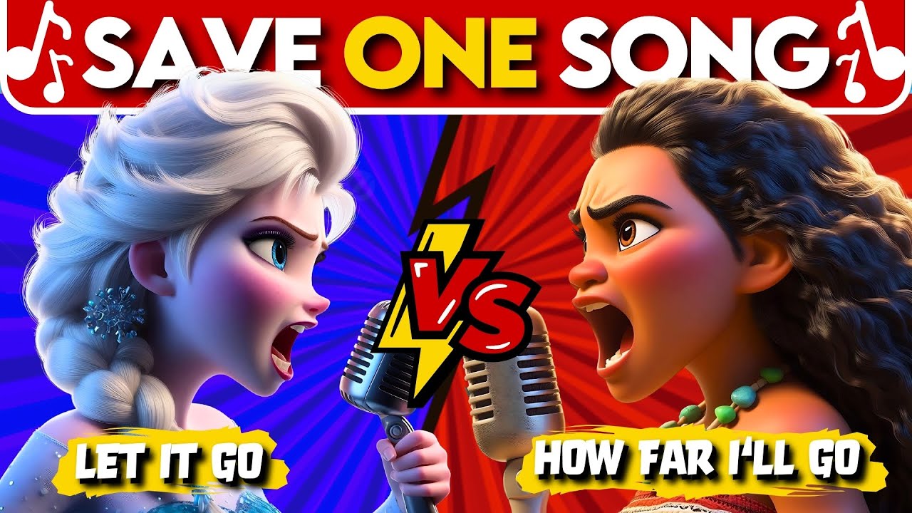 Disney Song Challenge: Save One, Drop One 🎶 | Quiz Owl - YouTube