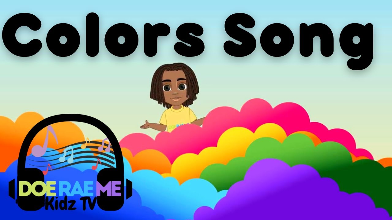 Colors Song | Kids Song + Nursery Rhymes | Doe Rae Me Kidz - YouTube