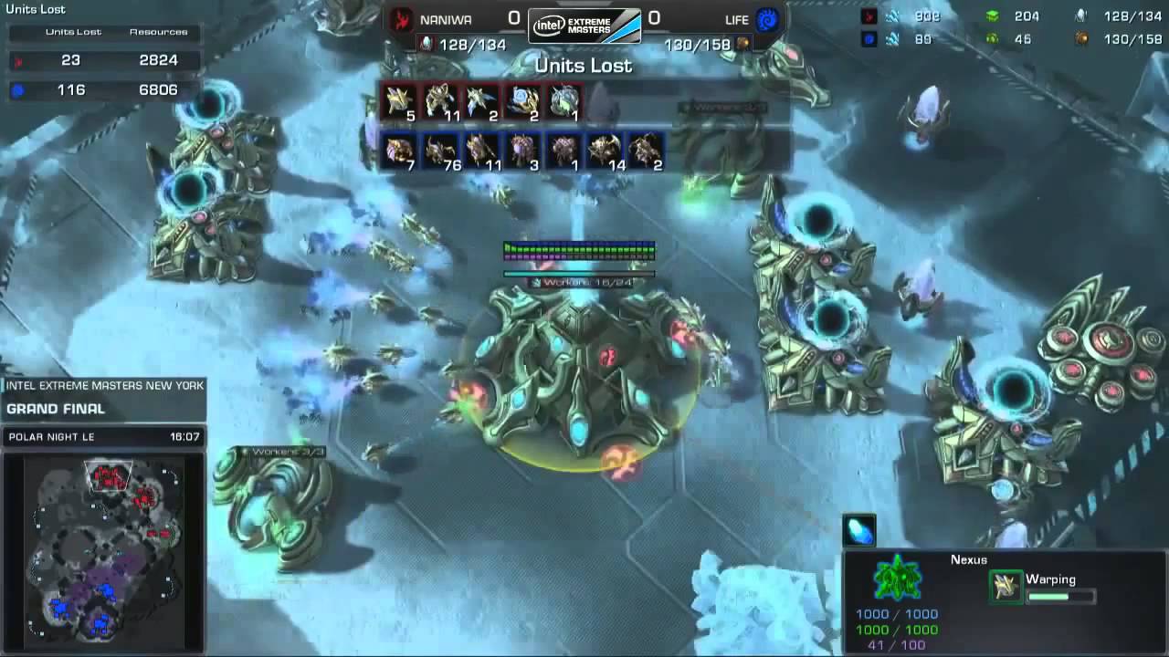 IEM SC2 GamePlay VOD Life vs NaNiwa Game 1 Final - YouTube
