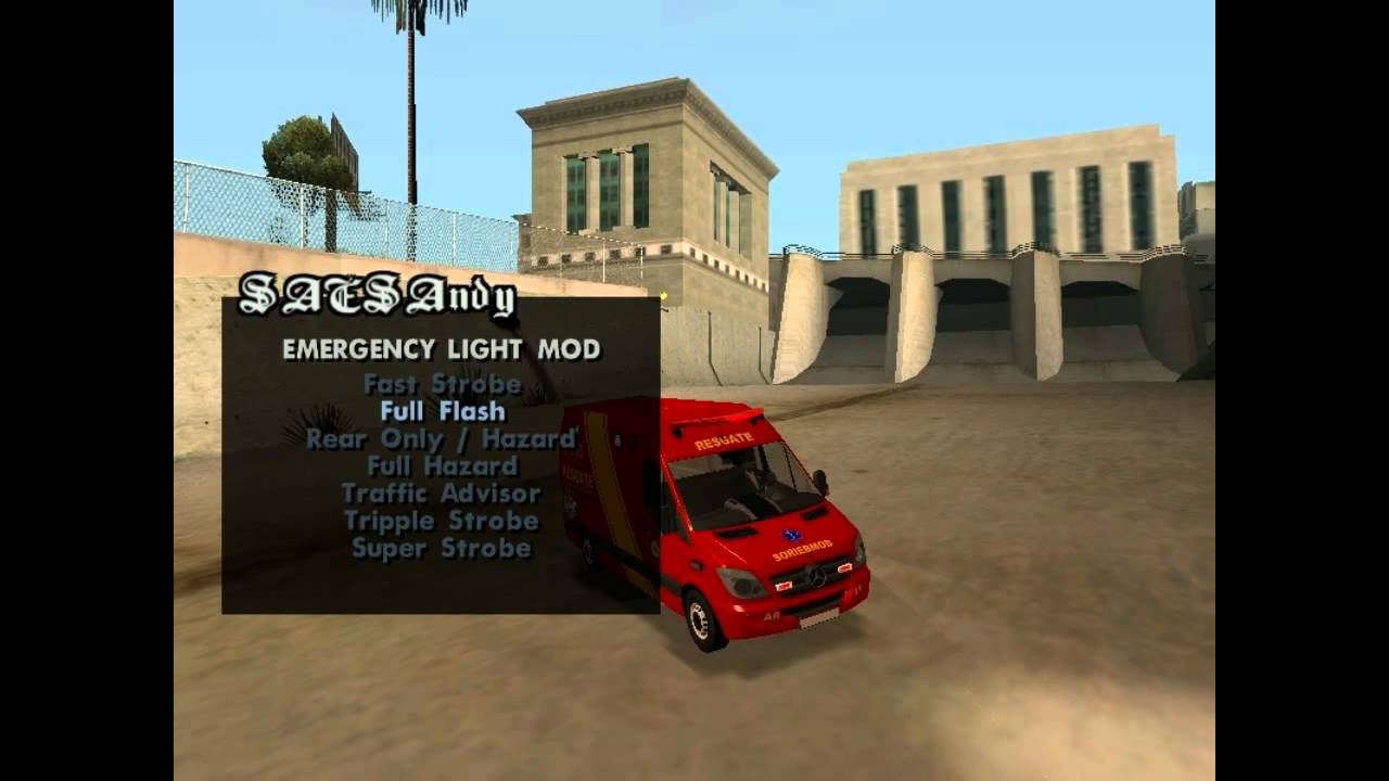 Elm V9 For Gta Sa Emergency Light Mod For Gta San Andreas