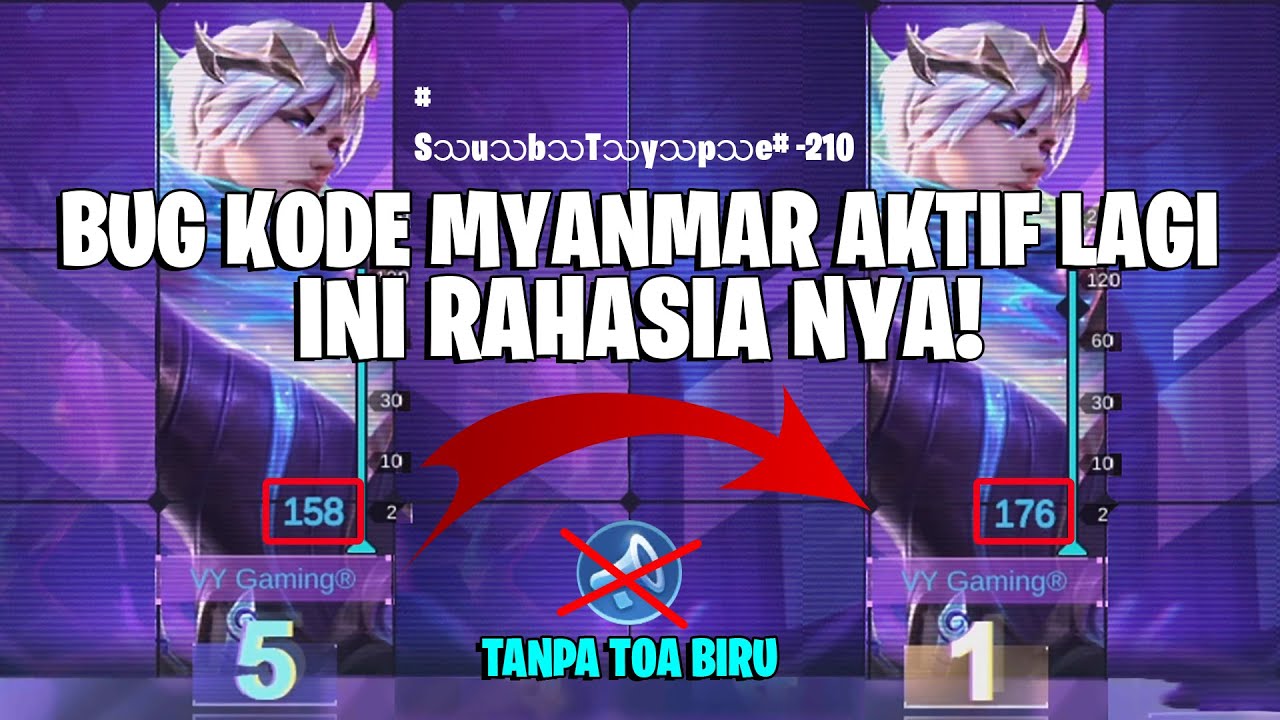 BUG KODE MYANMAR PROMO DIAMOND AKTIF LAGI - INI RAHASIANYA! AUTO RANK 1 ...