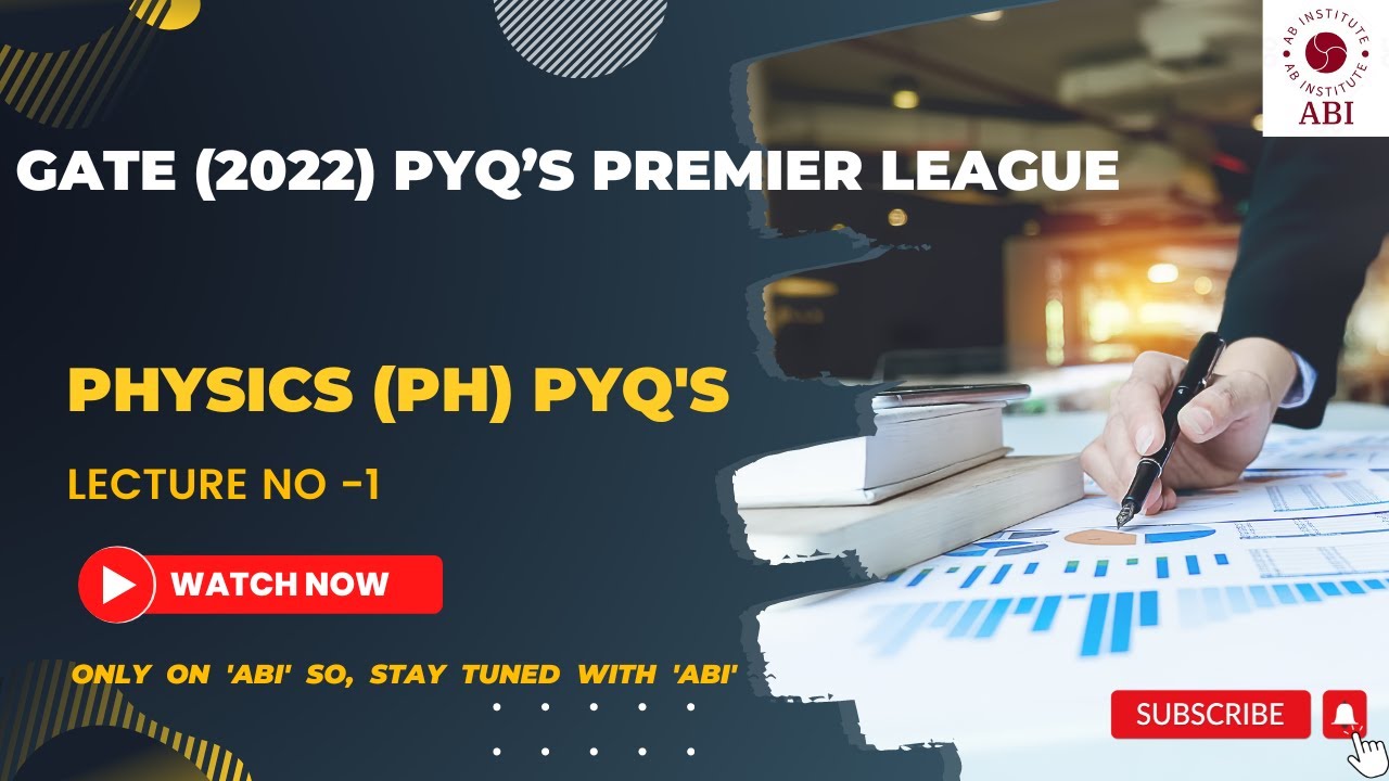 Lecture No - 1 , GATE (2022) PYQ'S Premier League. - YouTube