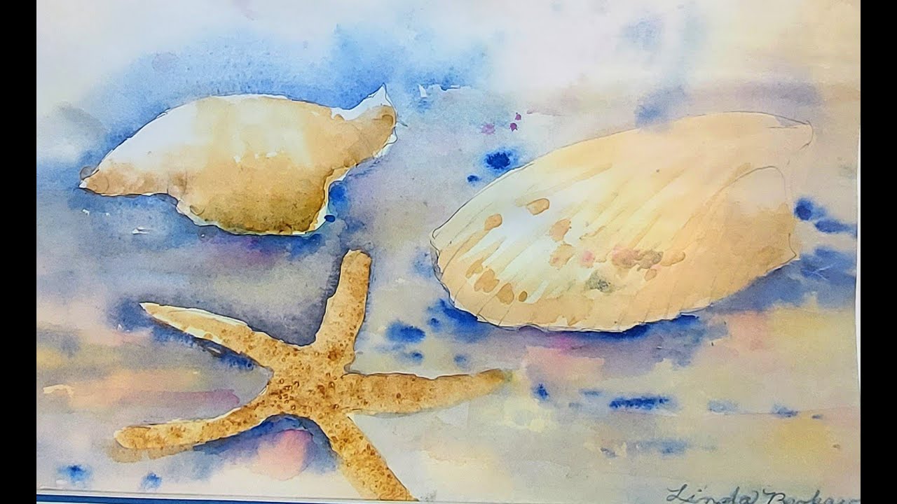 Watercolor Seashells/The Spirit of Watercolor - YouTube