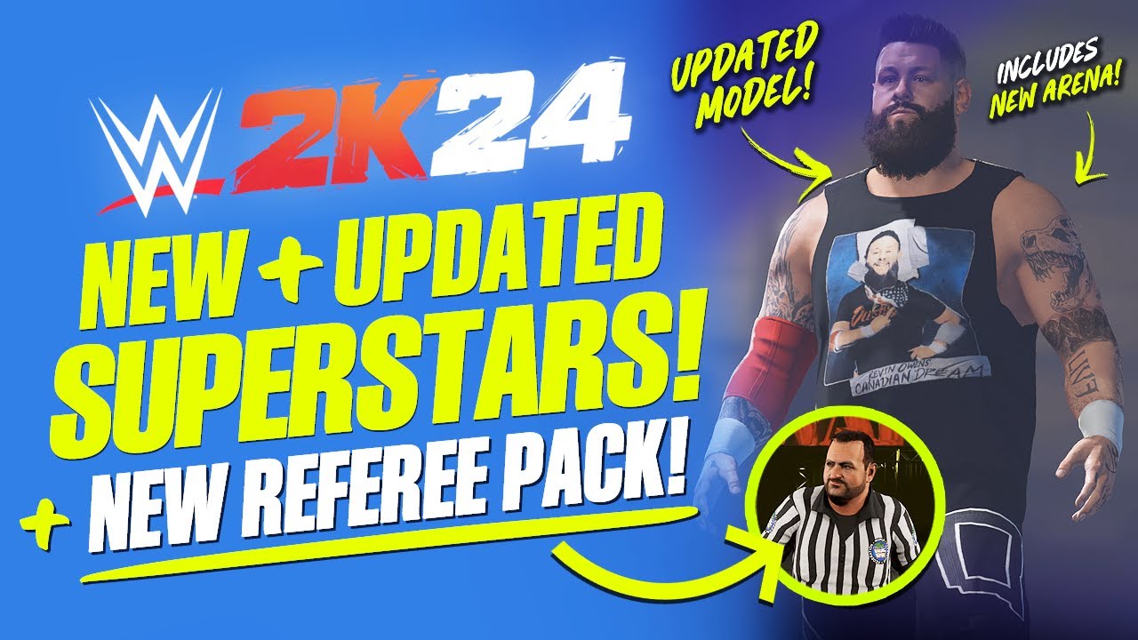 WWE 2K24: 20+ New & Updated Superstars, Updated Models, New Legends ...