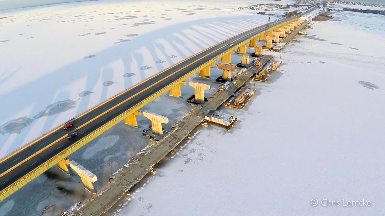 Route 72 Manahawkin Bay Bridge (LBI Causeway) Construction - YouTube