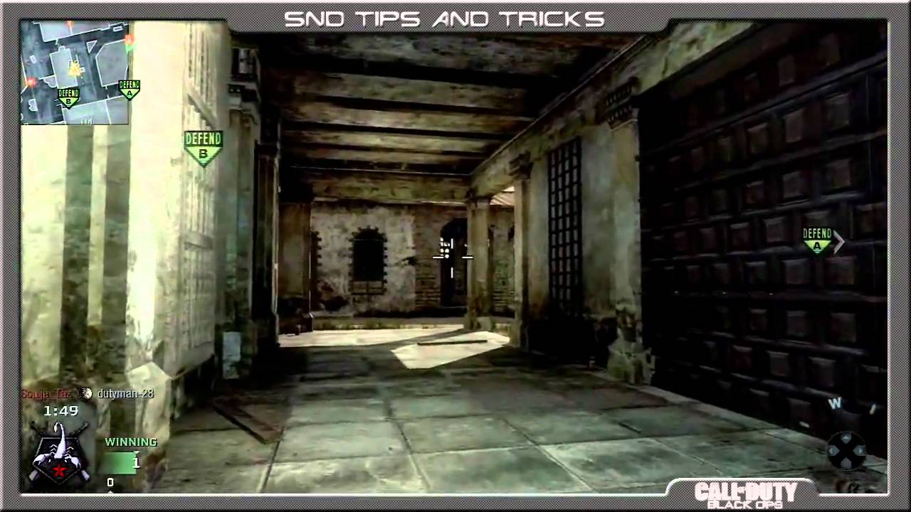 Call of Duty: Black Ops - Tips and Tricks - S&D(Villa) - YouTube