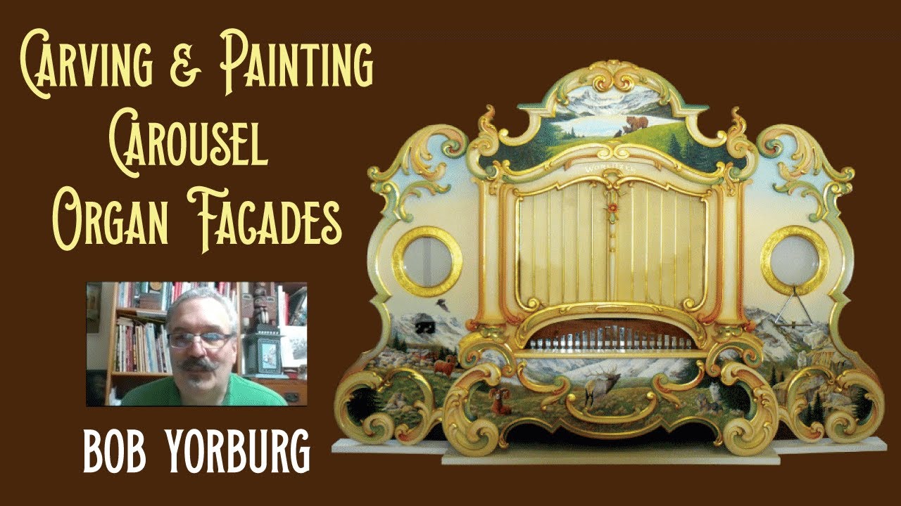 Carving & Painting Carousel Organ Facades - YouTube