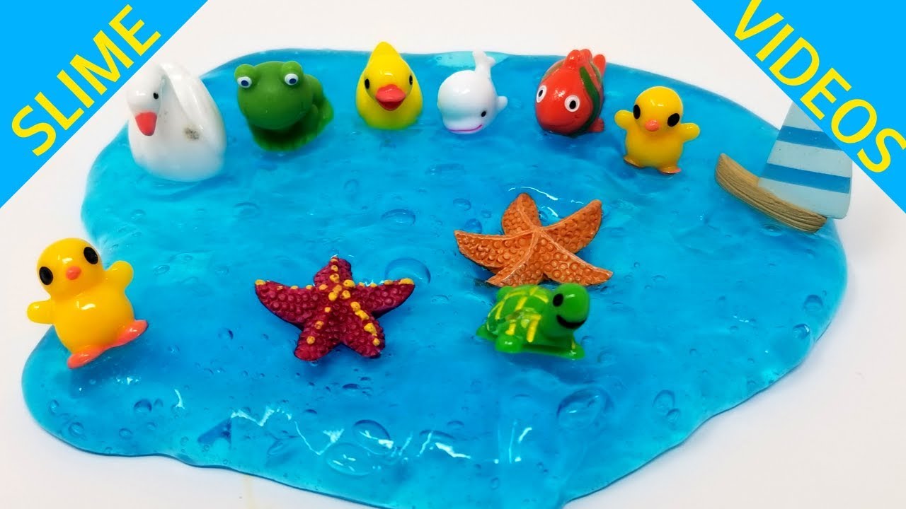 Mixing Slime and Random Small Animals | Slime Toy For Kids - YouTube