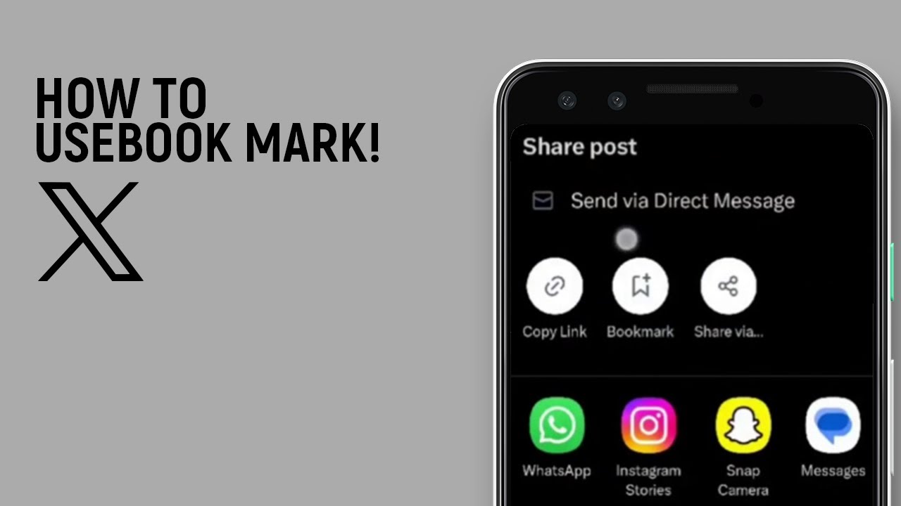 How to Use Bookmark in X Twitter Now [easy] - YouTube