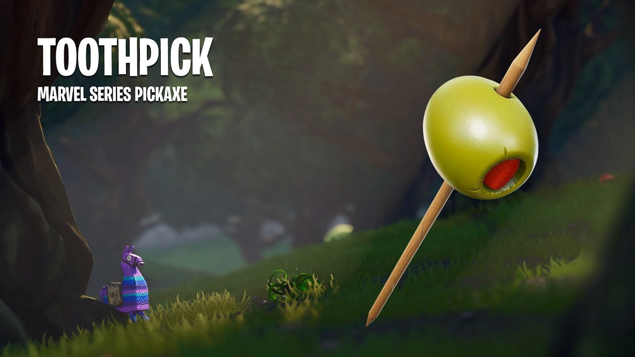Toothpick | Marvel Series Pickaxe | Fortnite - YouTube