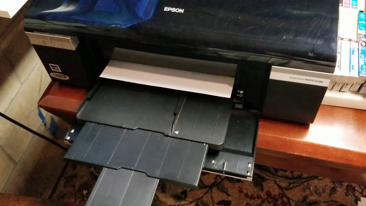 Epson r280 - YouTube