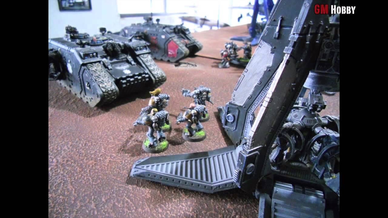 40K Jericho Reach Black Templars vs Space Wolves Tau Parte 3 - YouTube