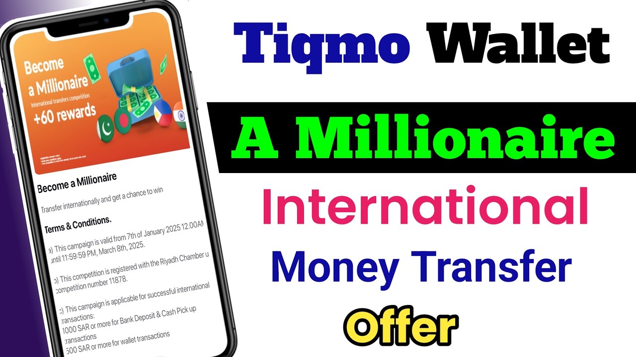 Tiqmo New Offer | Become A Millionaire 2025 | Tiqmo Wallet new Offer ...