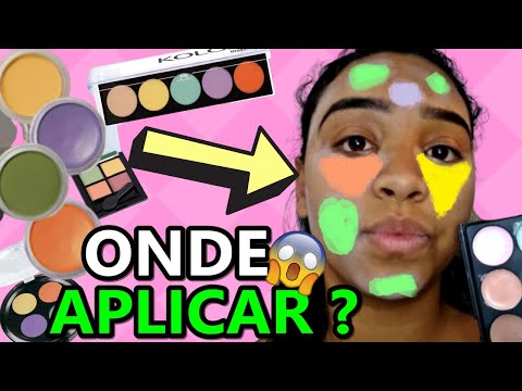 COMO USAR CORRETIVO COLORIDO | GUIA COMPLETO | Emily Amanne
