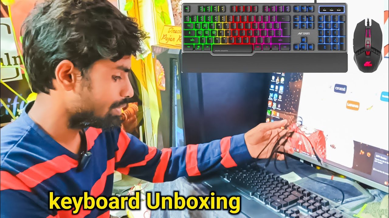 ANT ESPORTS KM540 Keyboard with Mouse unboxing || Best keyboard ...