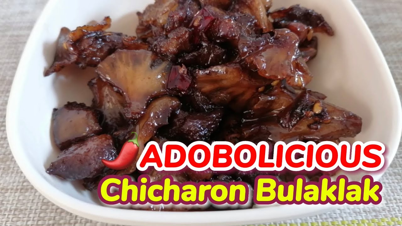 Sizzling ADOBOlicious Chicharon Bulaklak | Try mo para kakaiba ang ulam ...