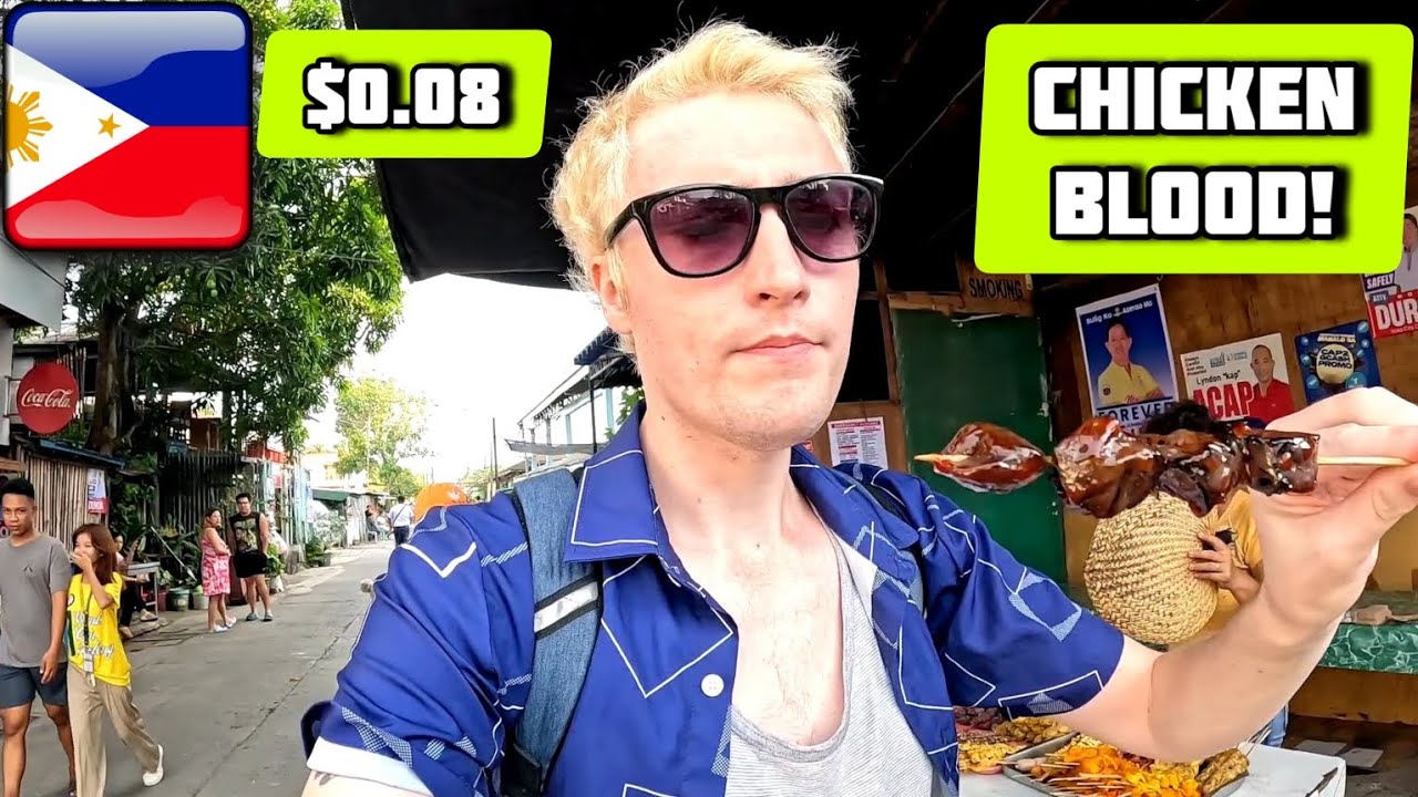 UNBELIEVABLY CHEAP $0.08 CHICKENS BLOOD In the Philippines! 🇵🇭 - YouTube