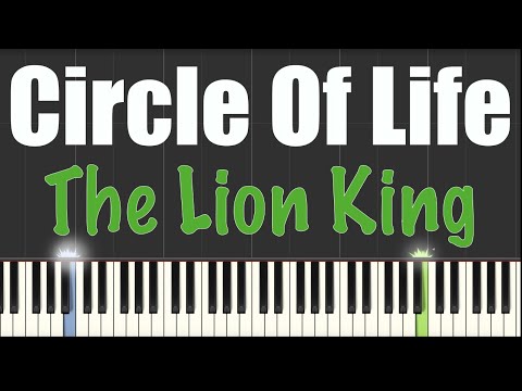 Circle Of Life - The Lion King - Piano Tutorial - YouTube