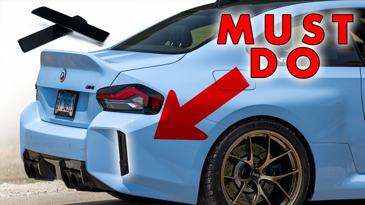 How To: Cleaning Up The New G87 M2's Rear End - YouTube