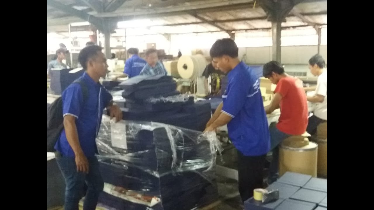 Jasa Finishing Lem Kaki Kalender Meja BCA - 021 - 3523862 - YouTube