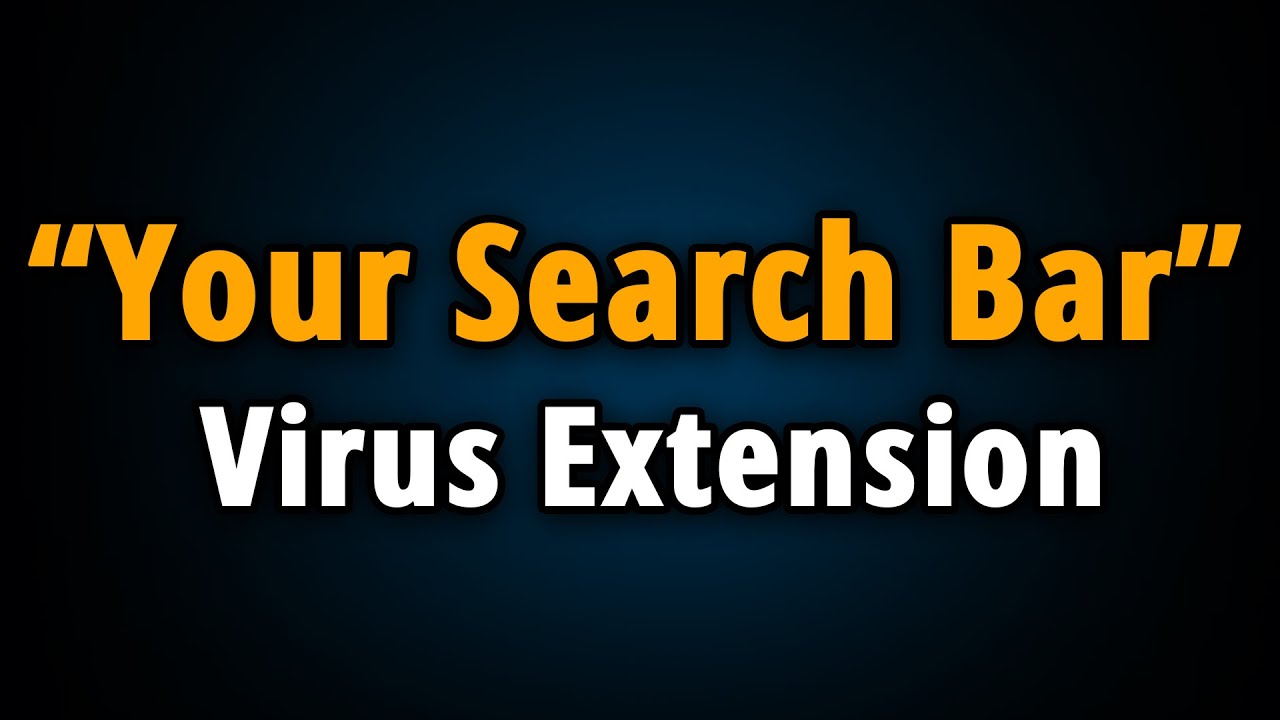 What is "Your Search Bar" Extension & How to Remove it? - YouTube