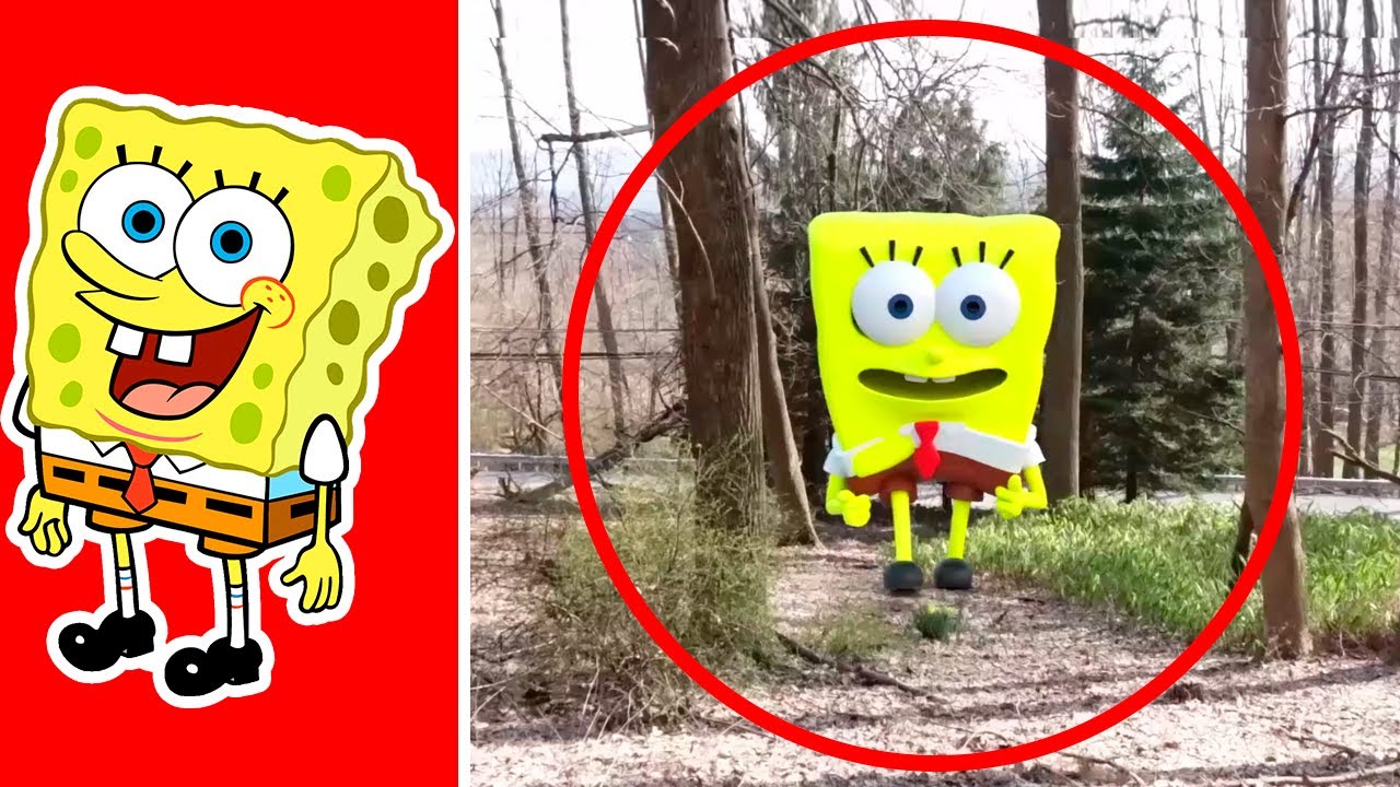 10 BOB ESPONJA CAPTADO EN CAMARA En La VIDA REAL - YouTube