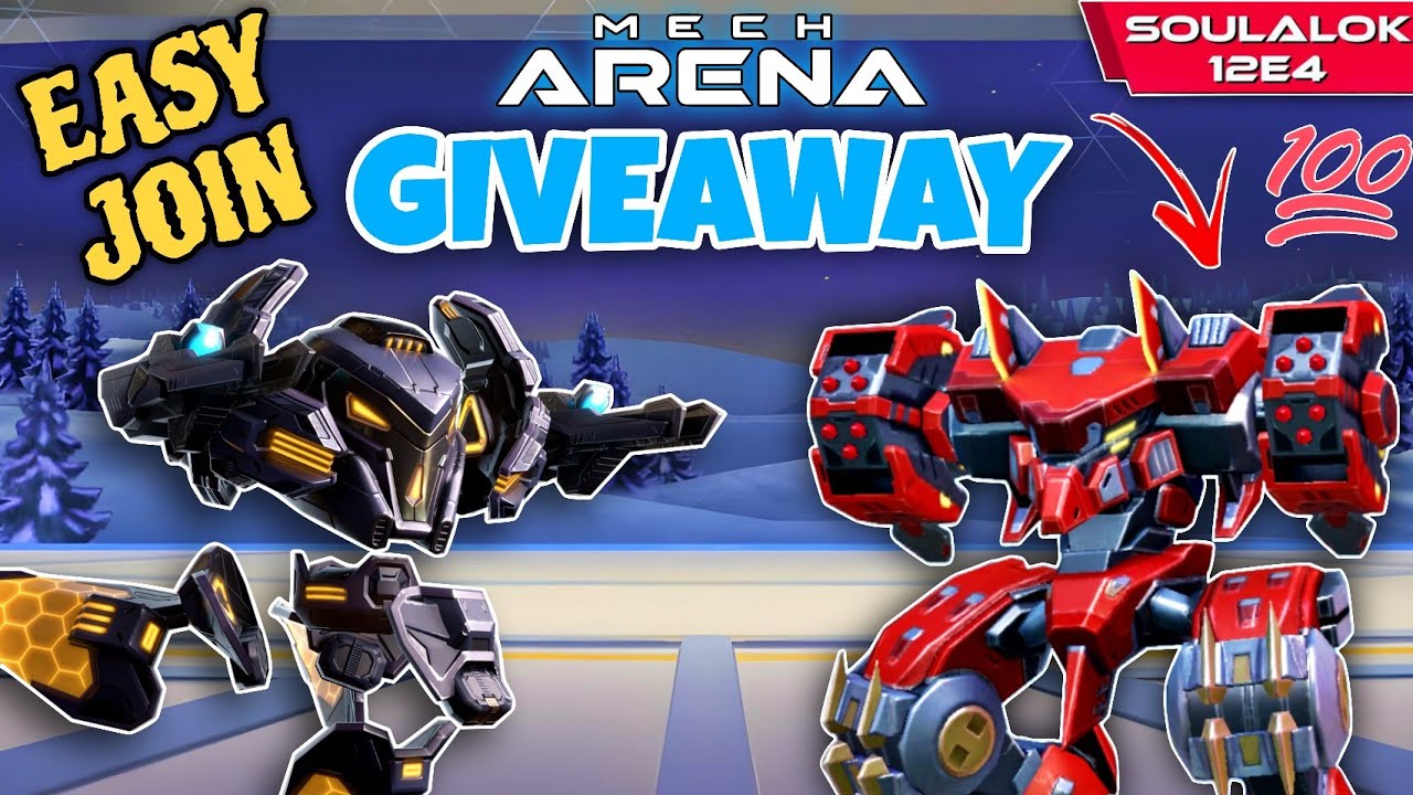 Mech Arena Weapon And Mechs Giveaway - Mech Arena - YouTube
