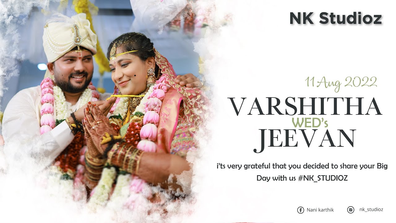 Here's Presenting a Glimpse From Varshitha & Jeevan Wedding #4k # ...