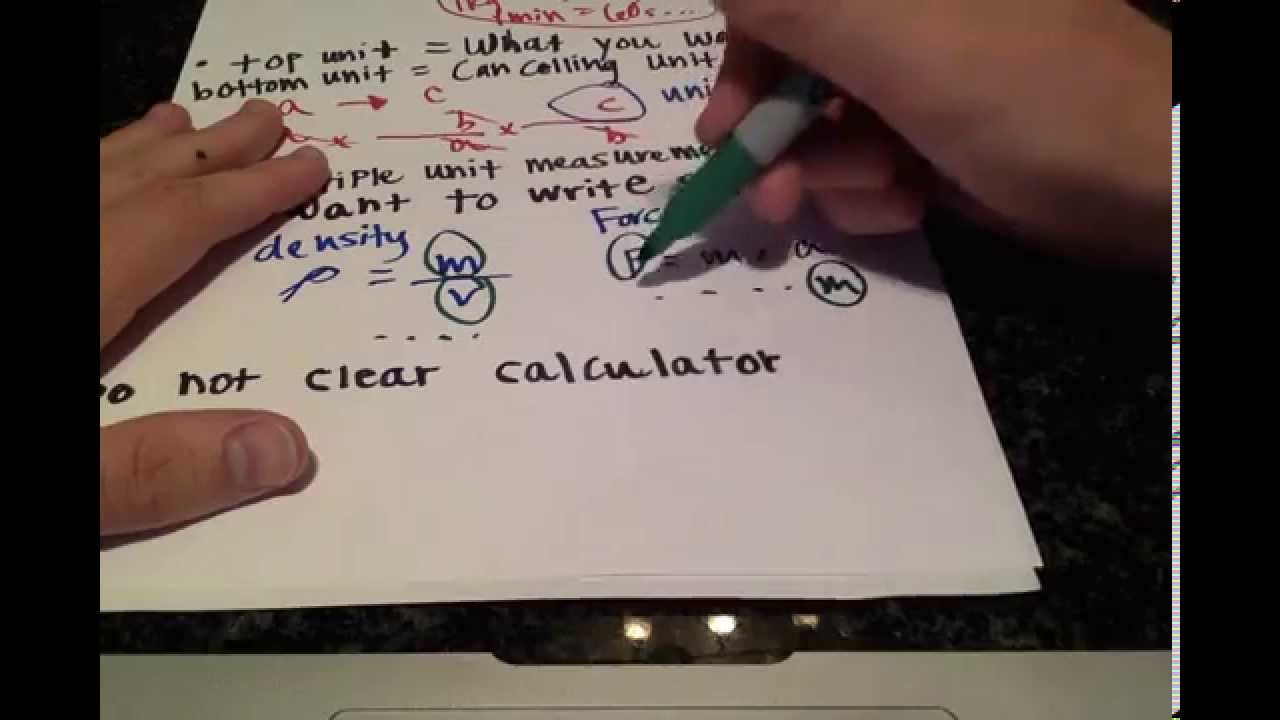 Unit Conversions 1 - YouTube