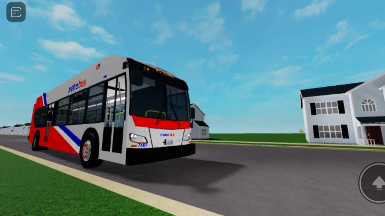 Some ROBLOX WMATA Bus Departing (2017 New Flyer Xcelsior XDE40) - YouTube