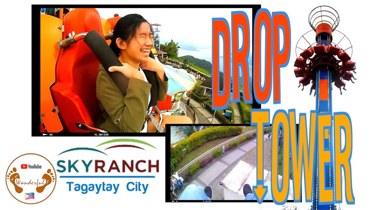 The Drop Tower at Skyranch Tagaytay POV | Tagaytay City | Philippines ...