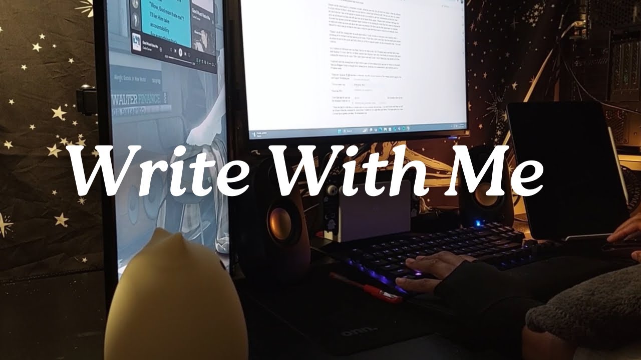 Write A Novel With Me Real Time (No Music) - YouTube