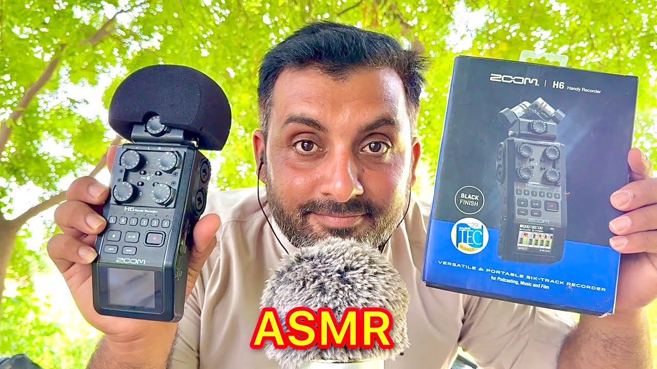 ASMR unboxing zoom h6 mic - YouTube
