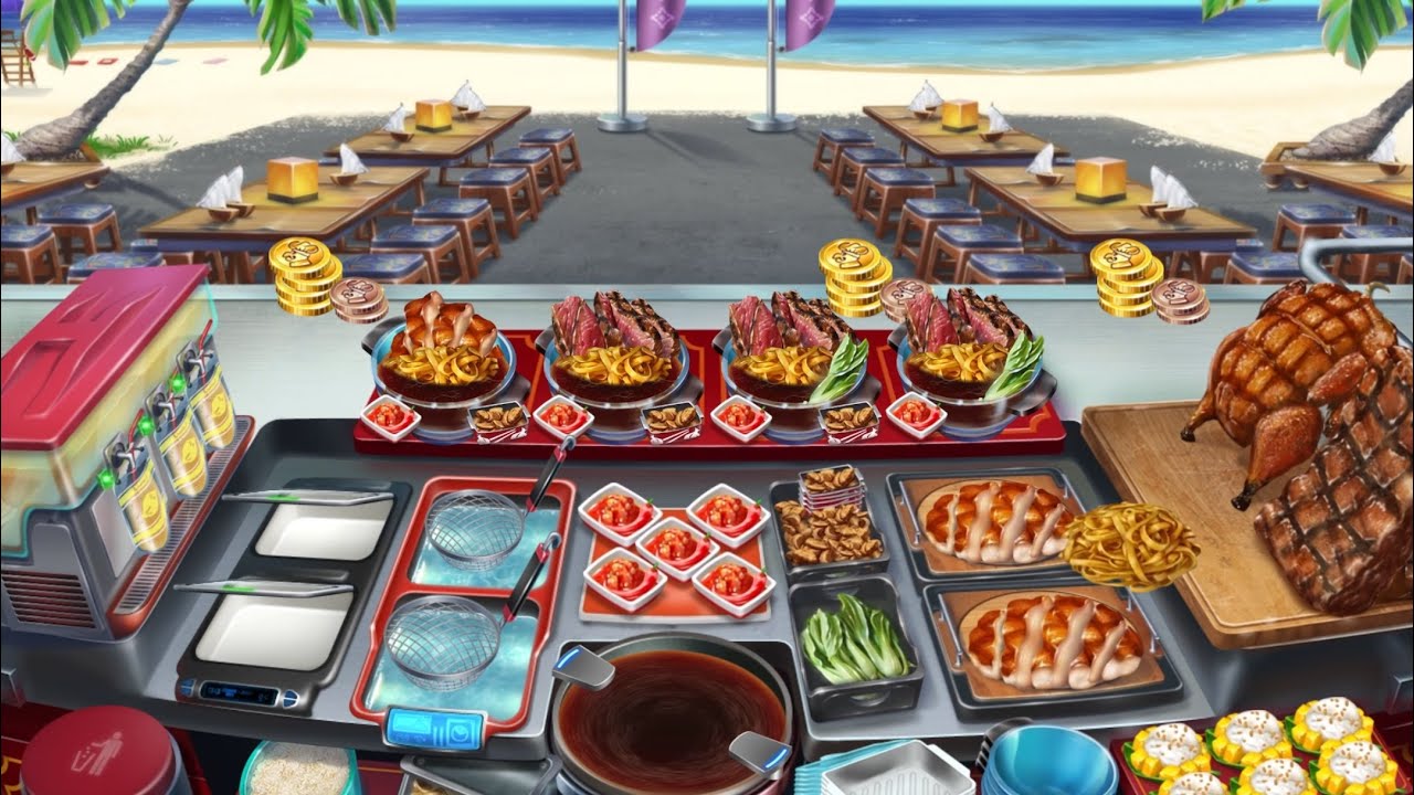 Cooking Fever - Thai Food Stall Level 40 🦆🍲 (3 Stars/Orders Memorized ...