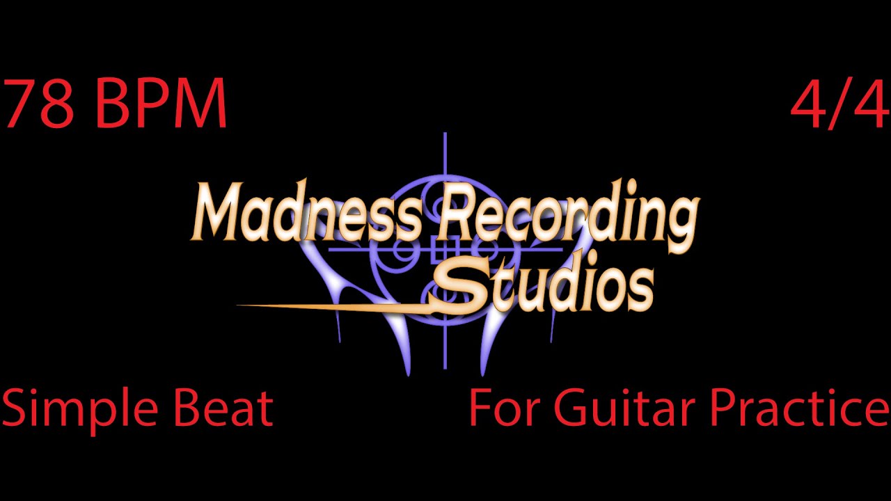 Drum Beat 78 BPM | No Metronome Needed - YouTube