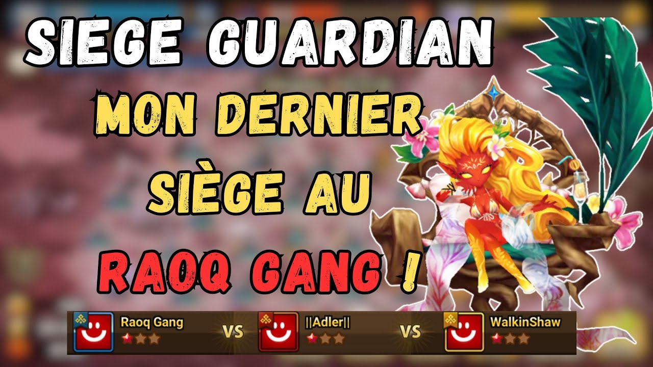 GUARDIAN SIEGE : Au revoir Raoq Gang, on retourne chez Origin ...