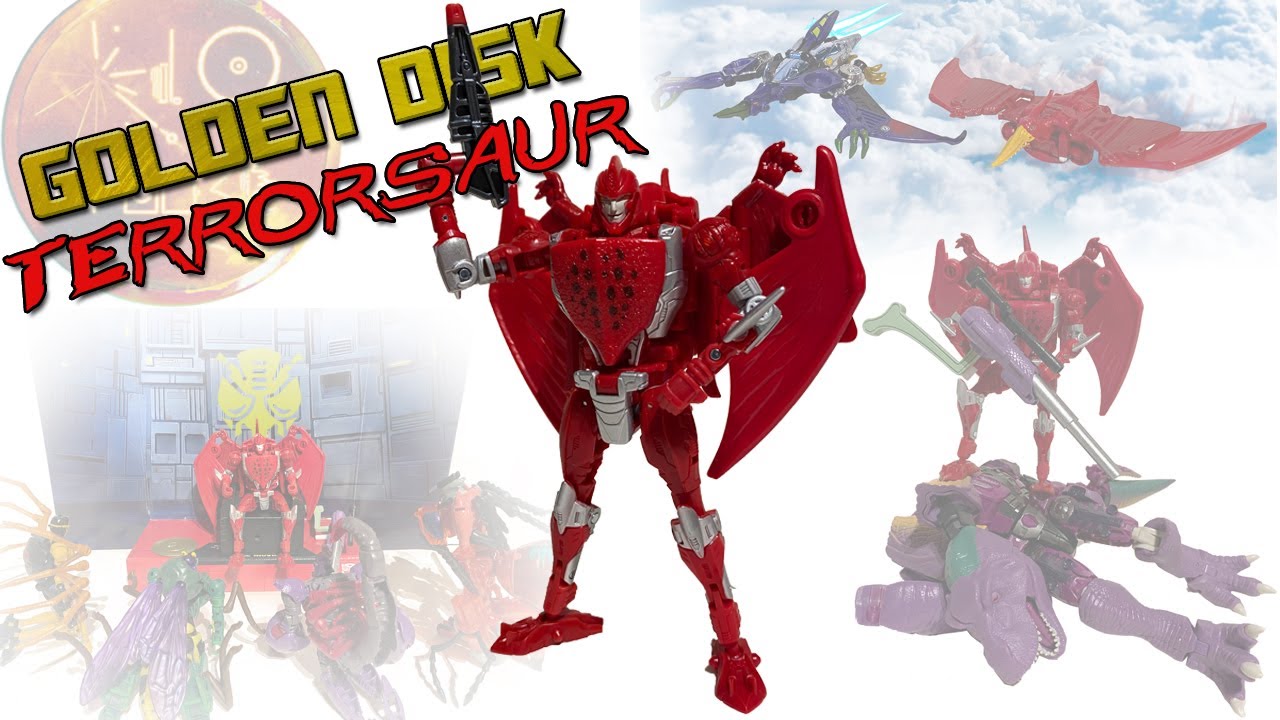 Transformers Kingdom Terrorsaur - Golden Disk Beast Wars Starscream ...