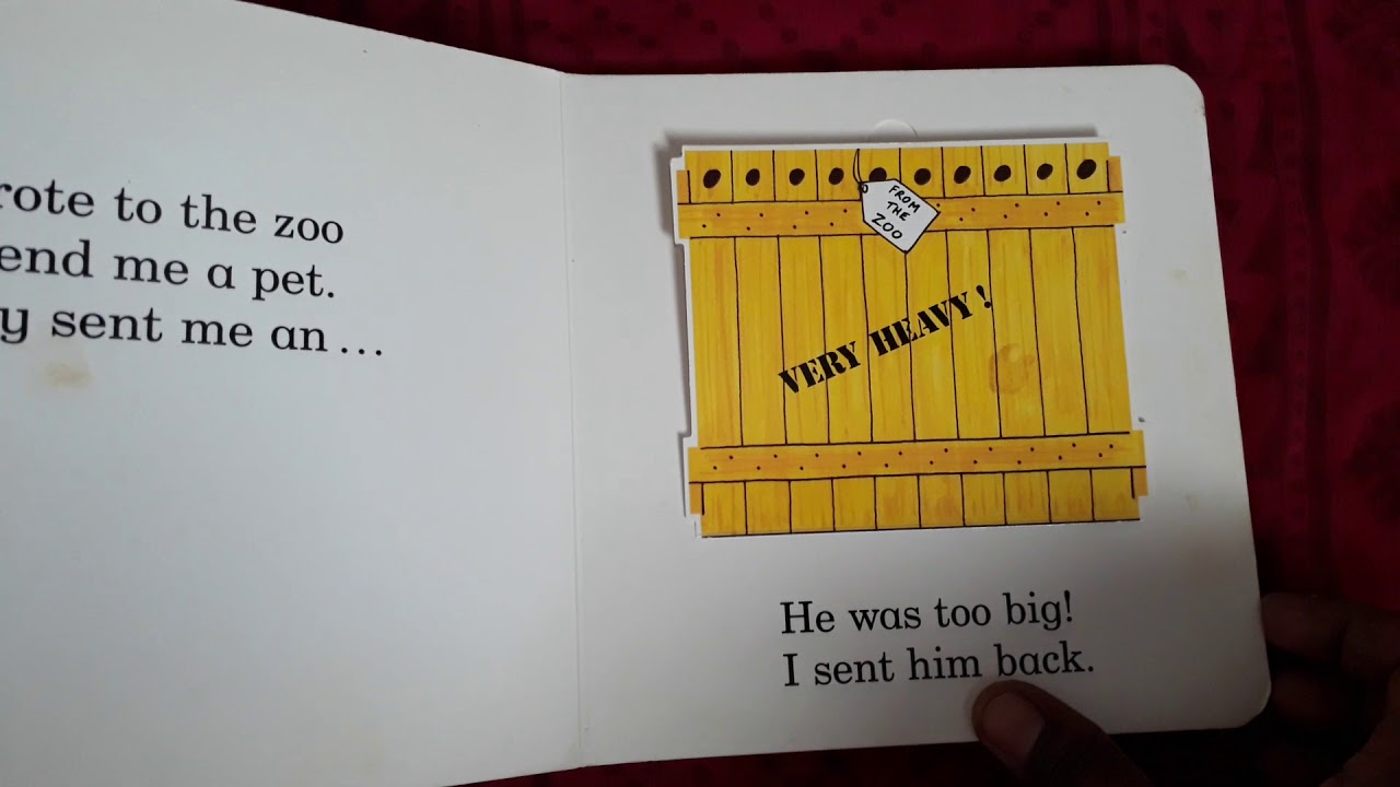Dear Zoo, board book with Flaps - YouTube