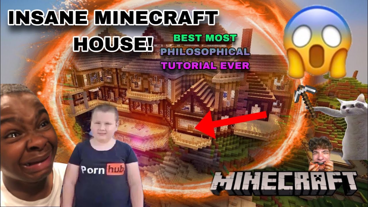 INSANE MINECRAFT HOUSE TUTORIAL!! (NOT CLICKBAIT) (U GOTTA WATCH THIS ...