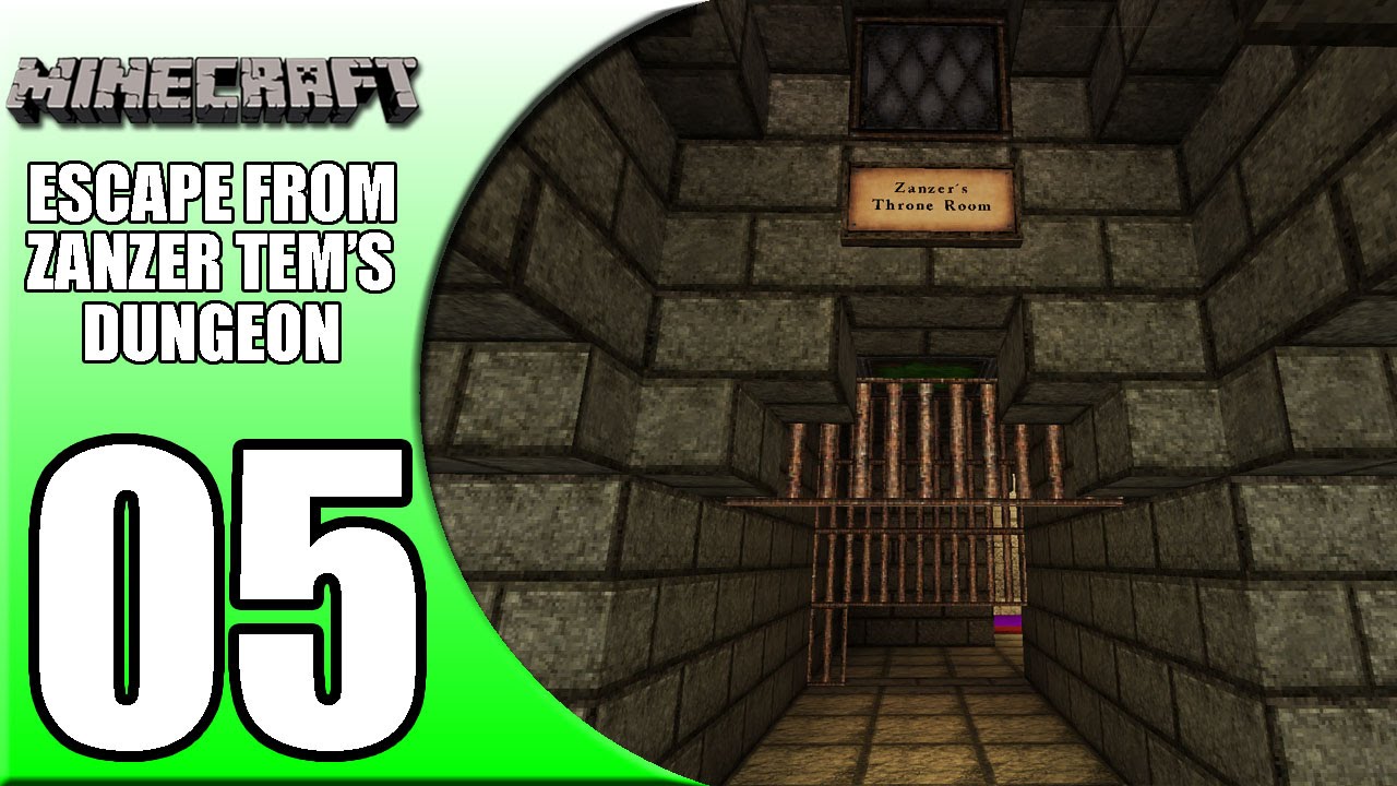 Minecraft - Escape from Zanzer Tem's Dungeon - 05 - Roger, Bandit Jerk ...